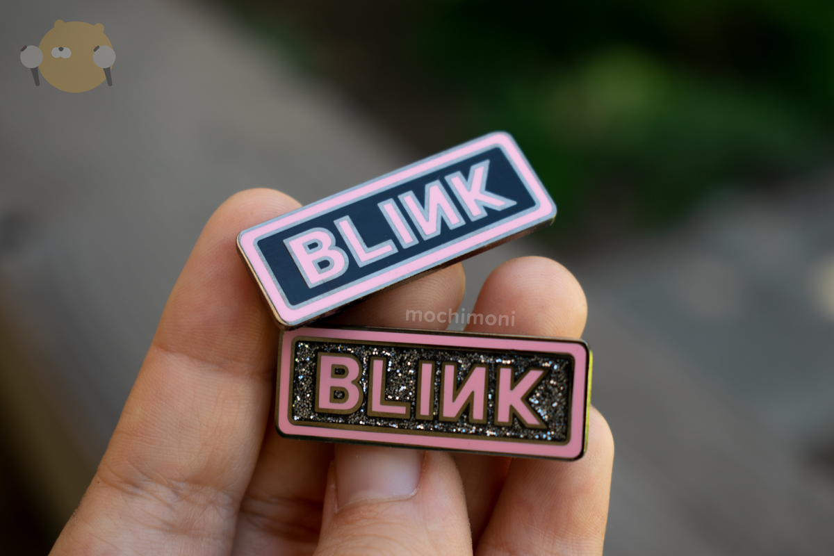 BLACKPINK BLINK Fandom Hard Enamel Pin | 블랙핑크 Kpop Enamel Badge – mochimoni