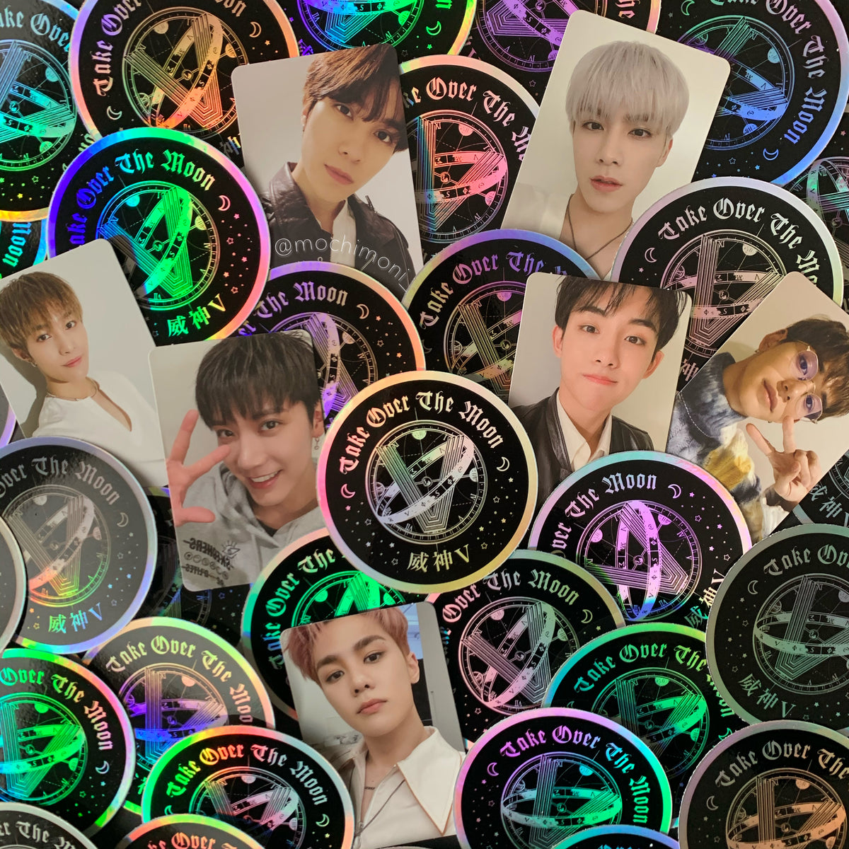 WayV TOTM 3” Holographic Stickers – mochimoni